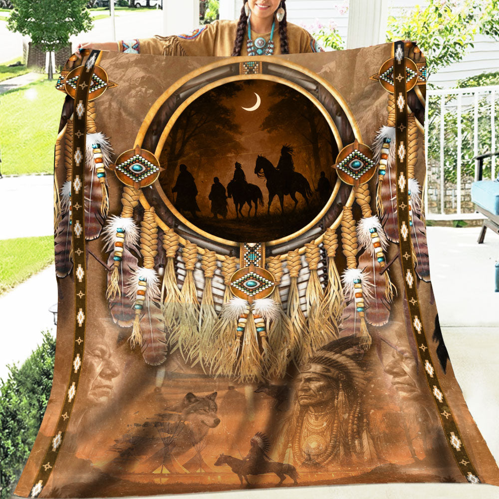 Fleece Blanket – Native Pattern