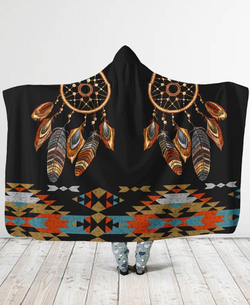 Hooded Blanket – Native Pattern