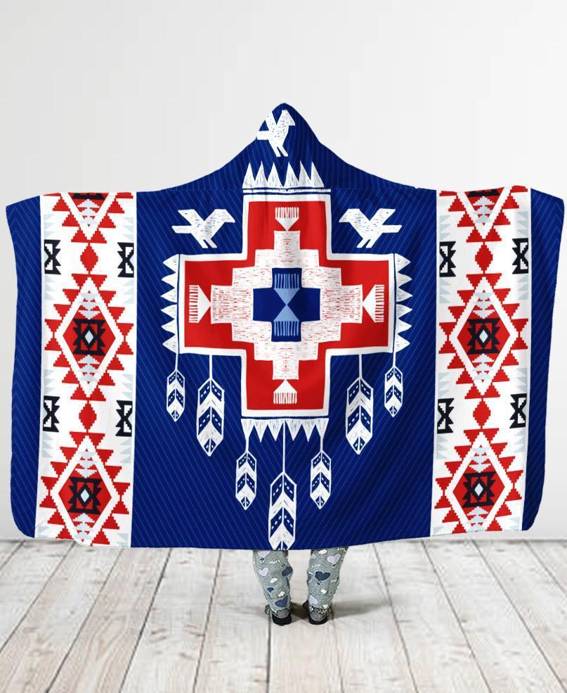 Hooded Blanket – Native Pattern