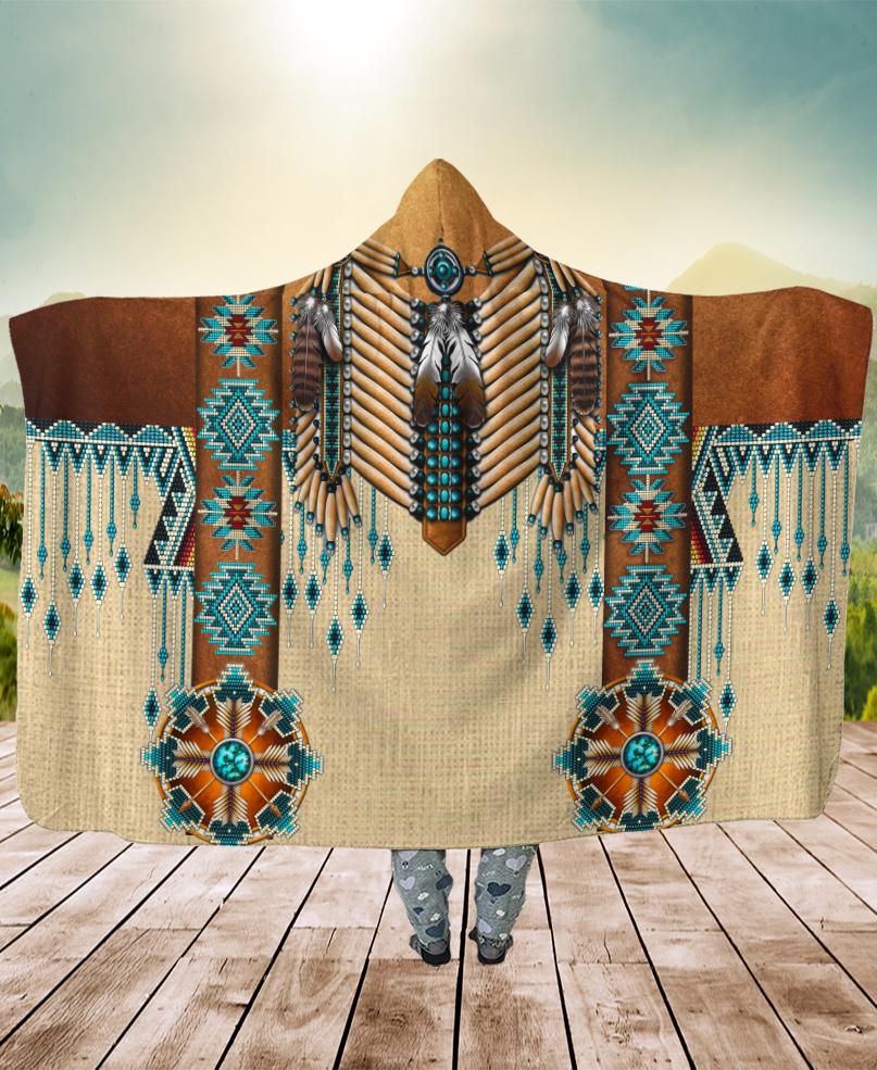 Hooded Blanket – Native Pattern